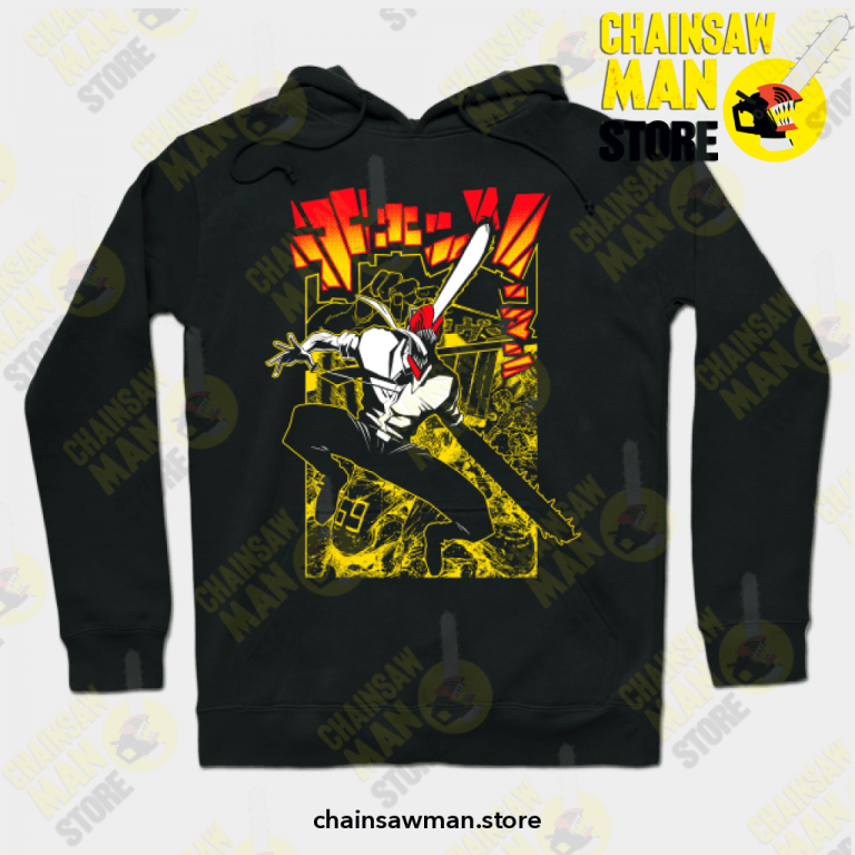 Chainsaw Man Bloody - Minimalistic Hoodie - Chainsaw Man Store