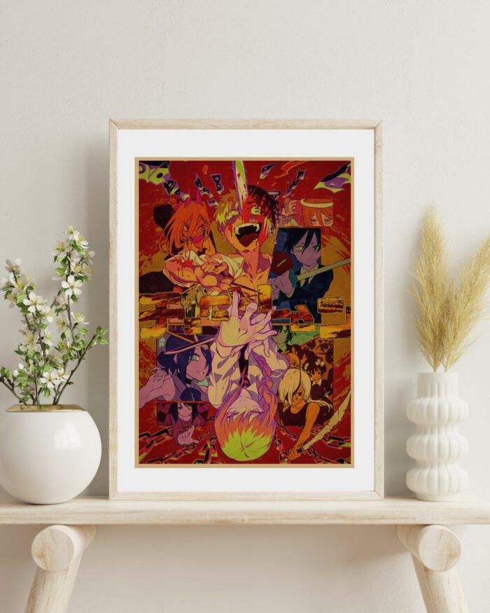 Makima Chainsaw Man Sinister Control Wall Art - Chainsaw Man Store