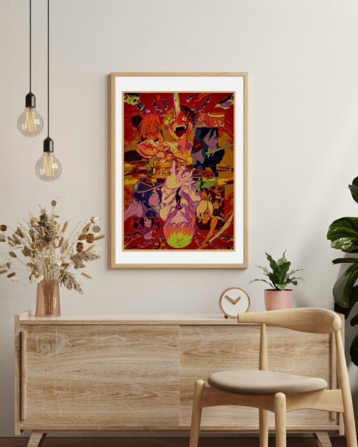 Makima Chainsaw Man Sinister Control Wall Art - Chainsaw Man Store